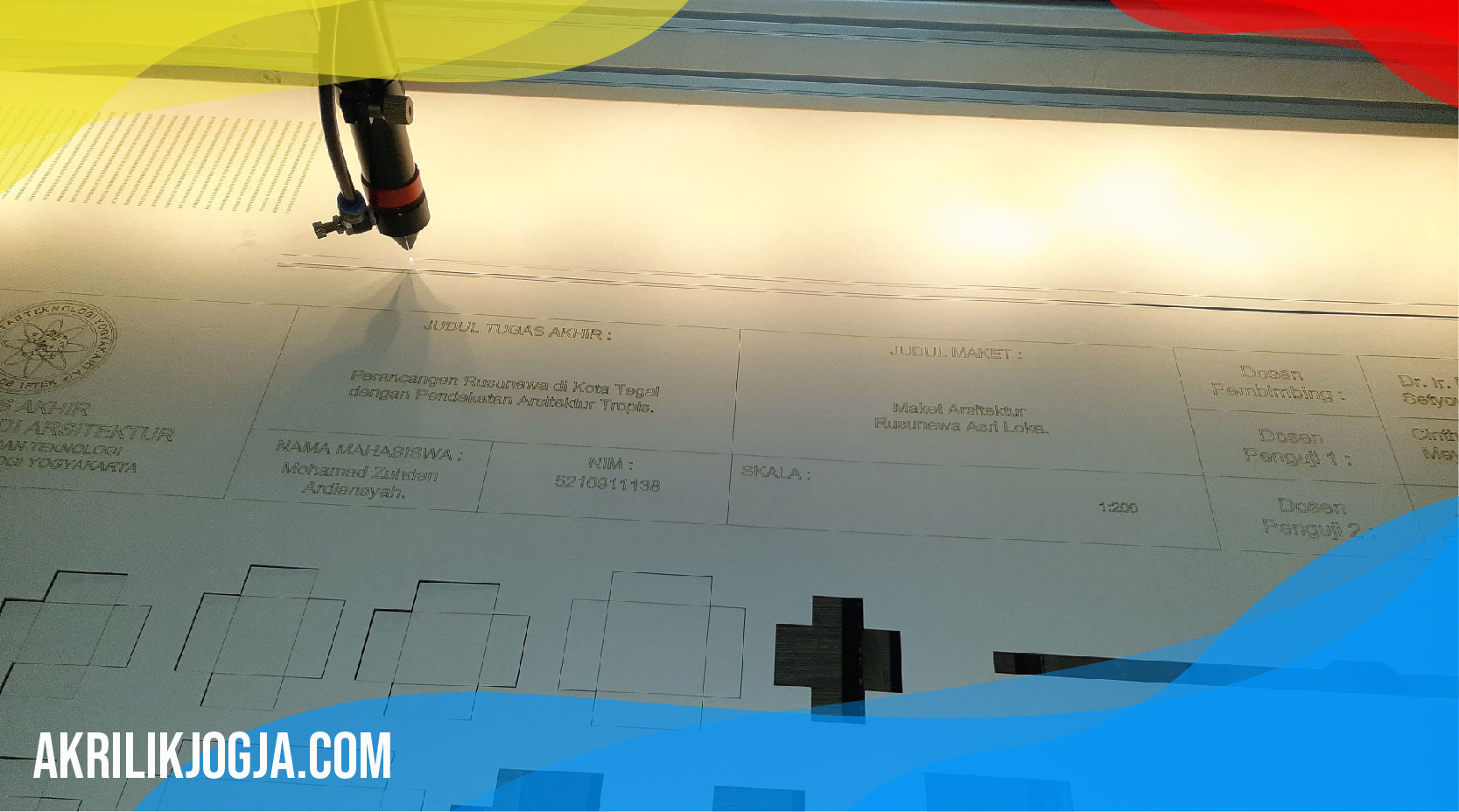 Laser Maket Arsitek Bantul - SPESIALIS CUSTOM AKRILIK